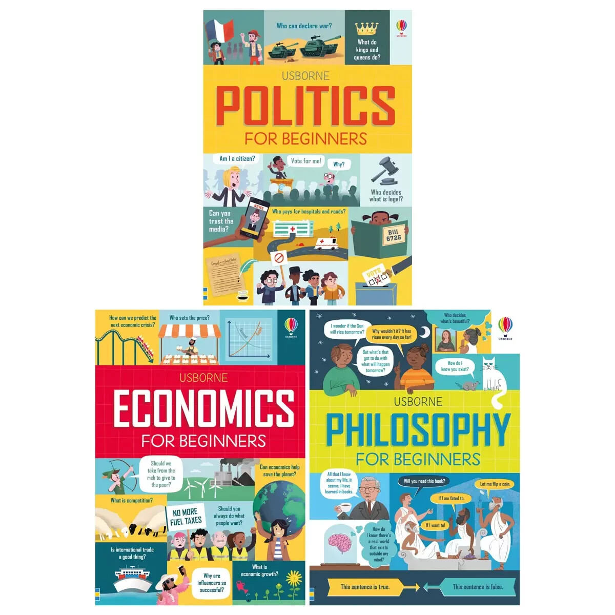 Usborne Big Subjects For Beginners - Collection Box Set (5 Books ...