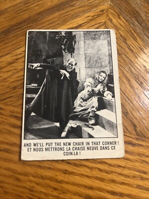 1973 Topps You'll Die Laughing And We'll Put The New Chair - O Pee Chee ...