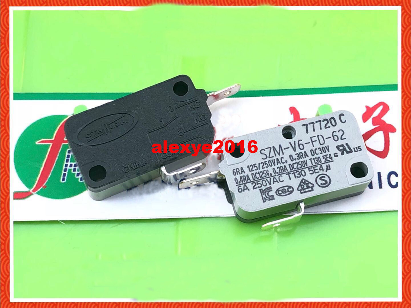 1 PCS STARION SZM-V6-FD-62 Micro Limit Switch 2 Pins Normal Close 6A ...