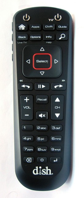 Dish Network 52.0 Satellite Receiver Remote Control for Hopper for sale ...