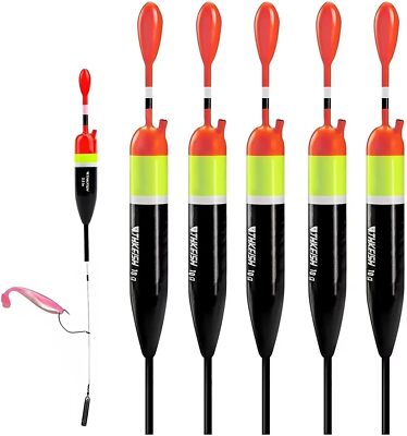 10g 5pcs Fishing Bobbers Fishing Floats and Bobbers Slip Bobbers for ...
