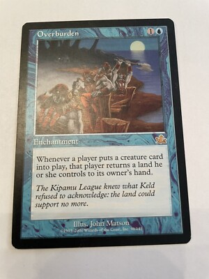 Magic: The Gathering - Overburden - Prophecy | eBay