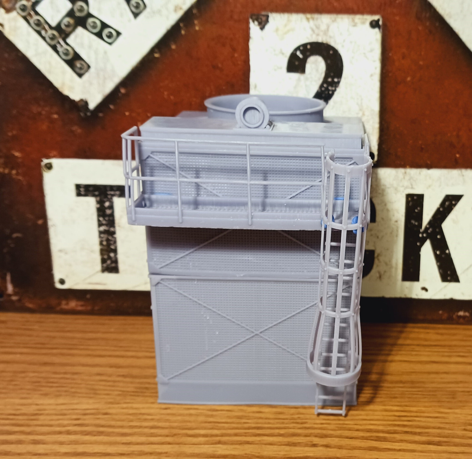 Industrial Cooling Tower Kit (1:48th - O Scale) | eBay