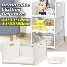 Oates Large Storage Stacker Drawer Quality Plastic Grey 44x19cm- Aust ...