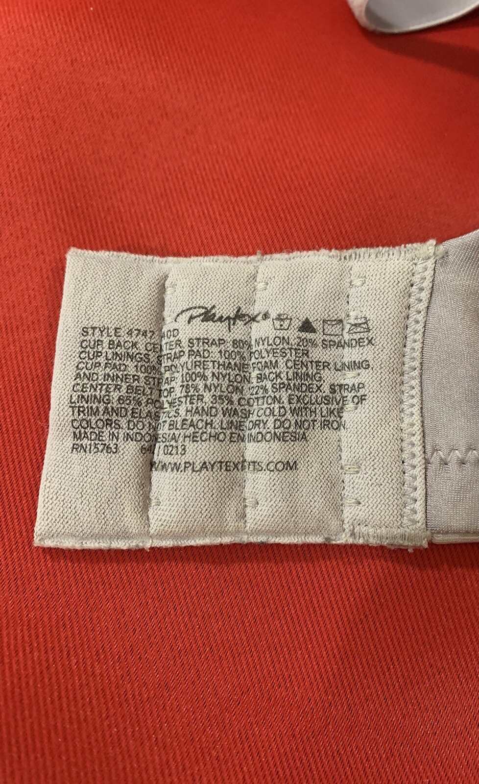 Playtex bra, style 4747, Lilac W stripes, size 40D Underwire | eBay