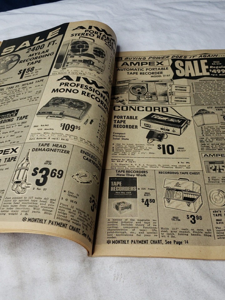 Vintage 1971 Olson Electronics Catalog 171 | eBay