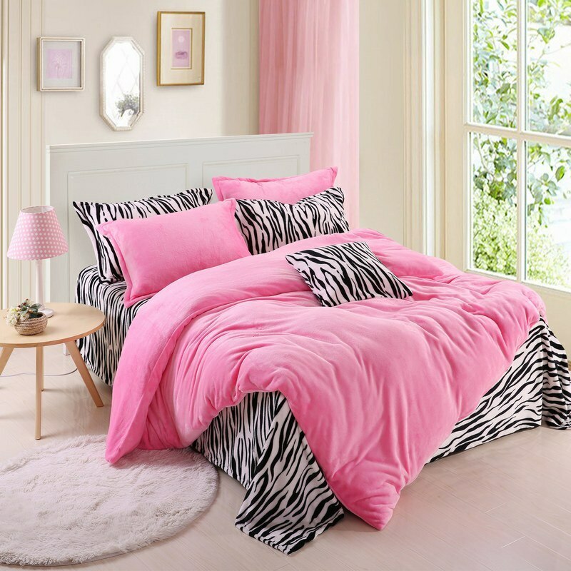 Purple Zebra Stripes Bedding