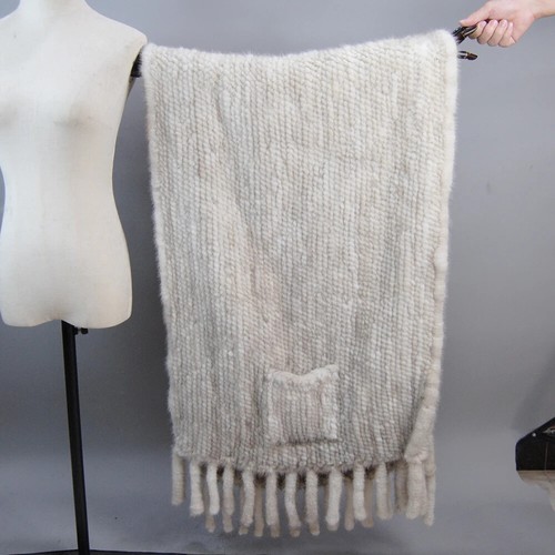Long Style Winter Real Fur Scarf Shawl Women Knitted Real Fur Scarves ...