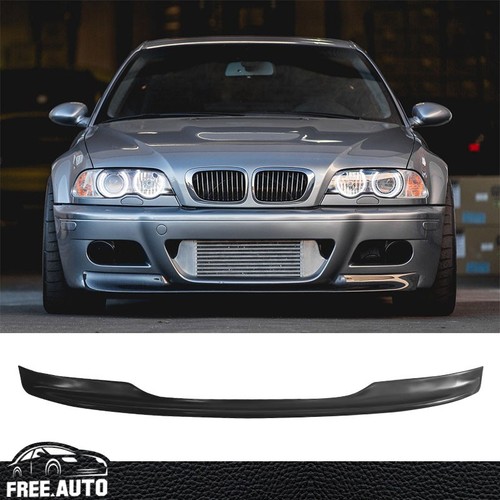 Front Bumper Lip Fits 01-06 BMW E46 M3 CSL Style Spoiler Splitter ...