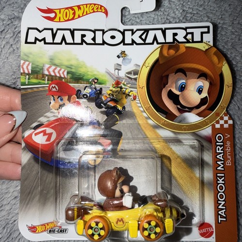 Hot Wheels Mario Kart: Tanooki with Bumble V Vehicle (Q) 194735018963| eBay