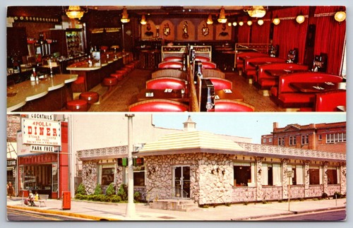Atlantic City NJ~Apollo Diner Inside Out~Booth Table Top Juke Boxes ...