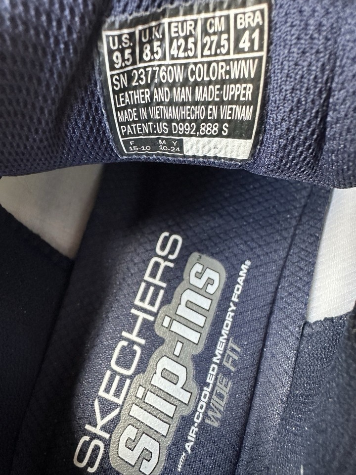 Skechers Slip-Ins Duram Hands Free Relaxed Fit Sneakers 9.5 Wide | eBay