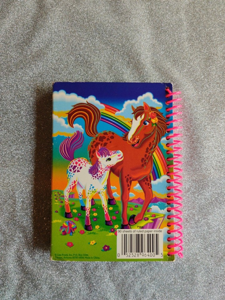 Lisa Frank Rainbow Chaser & Lollipop Vintage Stationary Notebook Memo ...