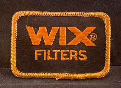 WIX FILTERS SEW ON ONLY EMPLOYEE UNIFORM PATCH-OIL FILTERS FOR TRUCKS ...