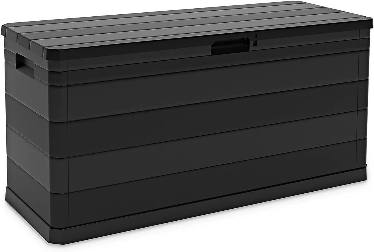 Toomax Multibox Elegance 280L Anthracite Garden Furniture Storage Box ...