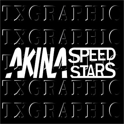 AKINA SPEED STARS Decal Vinyl Sticker Initial D AE86 JDM Racing (No ...