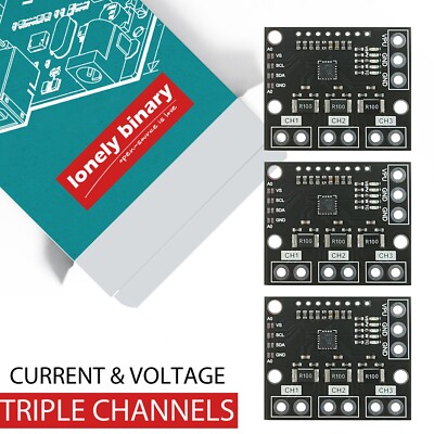 INA3221 3CH Voltage Current IIC I2C Sensor Arduino UNO ESP32 Raspberry ...