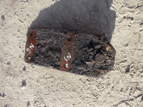 Ford 8N Tractor original main drawbar draw bar anchor brace bracket for ...