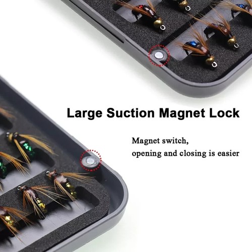 32 PCS Wet Flies Set ~ Sinking Scud Nymph Midge Larvae ~ Trout Lure ...