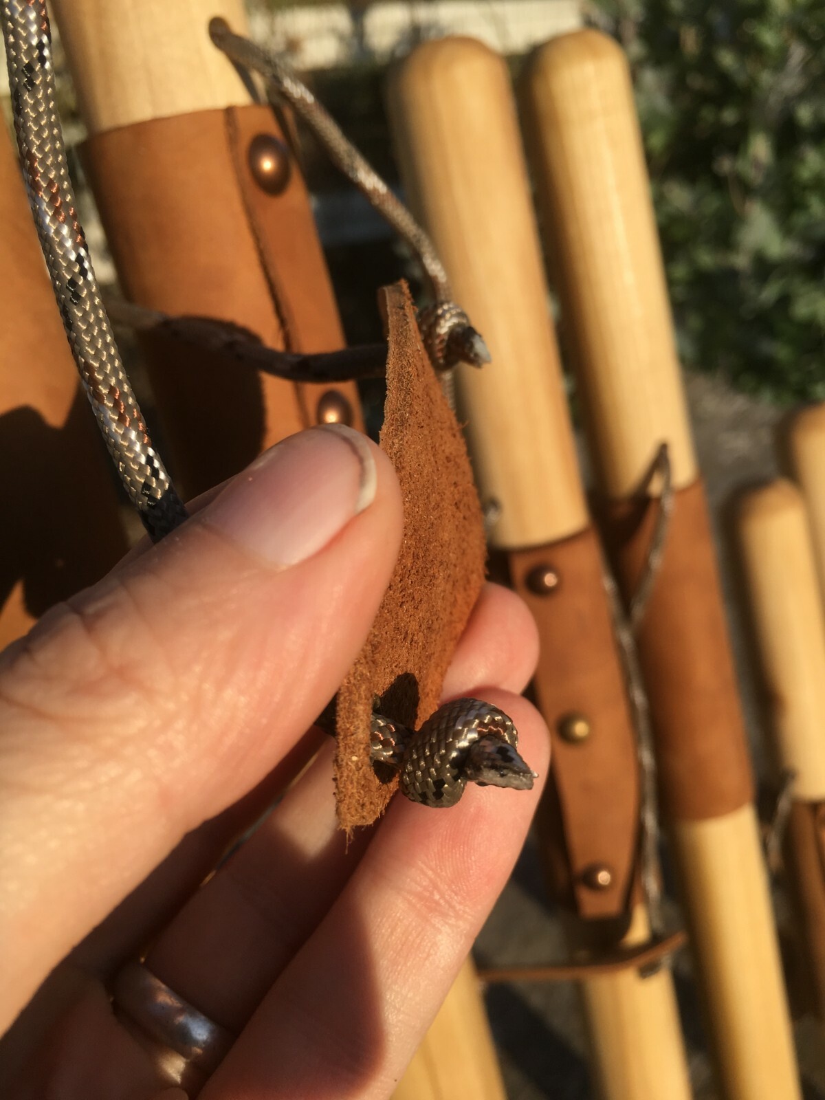 Natural Earth Tones Poplar Hard Wood Walking Stick Hiking Staff Hand ...