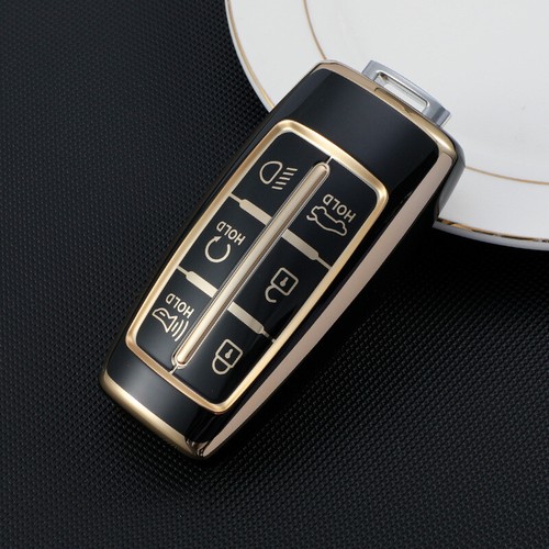 6 Button TPU Key Fob Protective Case For Hyundai Genesis GV90 GV70 GV80 ...