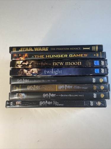 8 DVD LOT Harry Potter, Star Wars, Twilight, Hunger Games | eBay UK