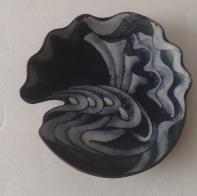 Harold B.Helwig Enamel on Copper 4" Dish Early to Mid 1970s Vintage ...