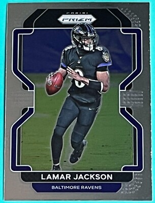 2021 Panini Prizm Base #282 Lamar Jackson Baltimore Ravens NFL Football ...