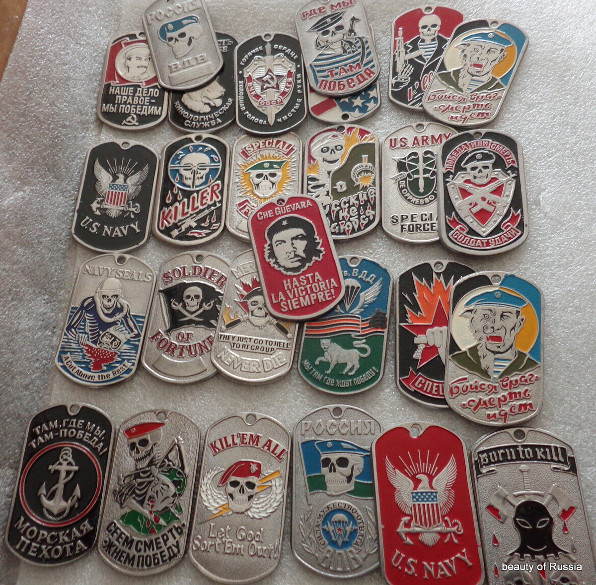 bulk of 10 RUSSIAN DOG TAG PENDANT MEDAL will select at random tags | eBay