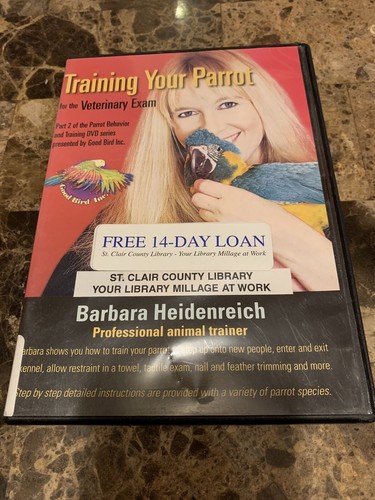 Training Your Parrot for the Veterinary Exam DVD Part 2 Parrot Behavior ...