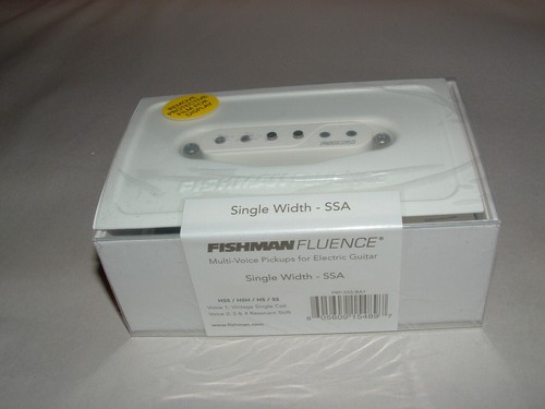 Fishman Fluence PRF-SSS-BA1 6 Single Width Active Strat Pickup (White ...