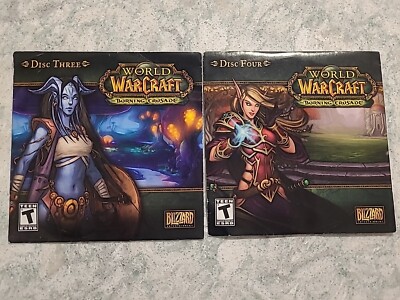 World of Warcraft Replacment Disks Three & Four (3 & 4) (PC 2006) | eBay