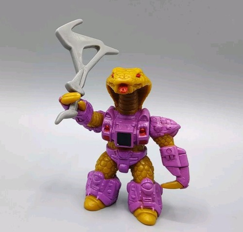 1987 Hasbro Battle Beasts Series 3 2" King Cobra Figure #59 Complete ...