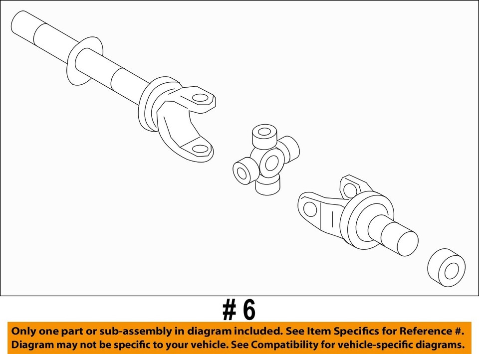 FORD OEM 05-22 F-250 Super Duty Carrier Front Axles-Axle Shaft ...