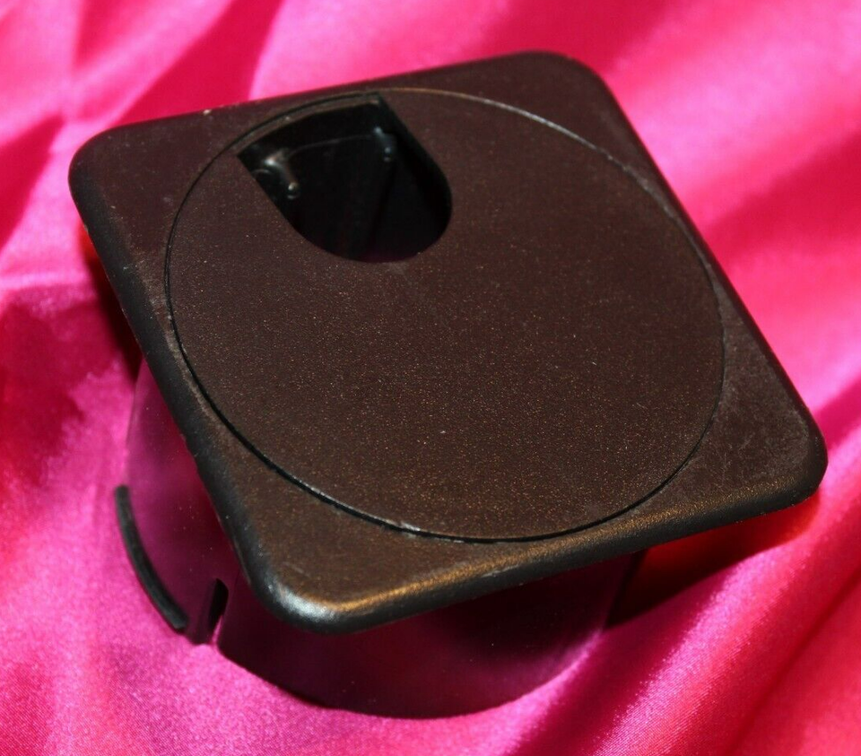 Computer Desk 3" Hole Insert Plastic 2 Pc Grommet Wires Cords Organizer ...