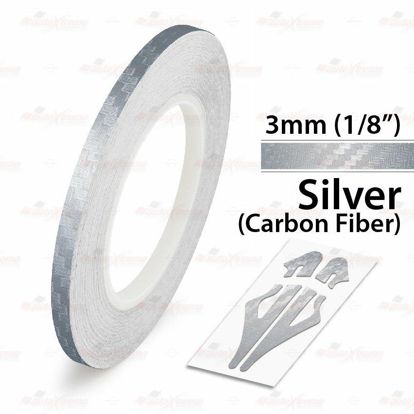 3mm 1/8" Roll Pin Stripe PinStriping Solid Trim Body Line Tape Vinyl ...