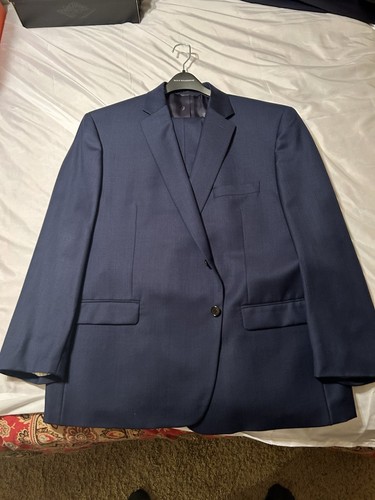 Ralph Lauren Mens Suit Jacket 48R Pants 43w Navy Ultraflex Stretch | eBay
