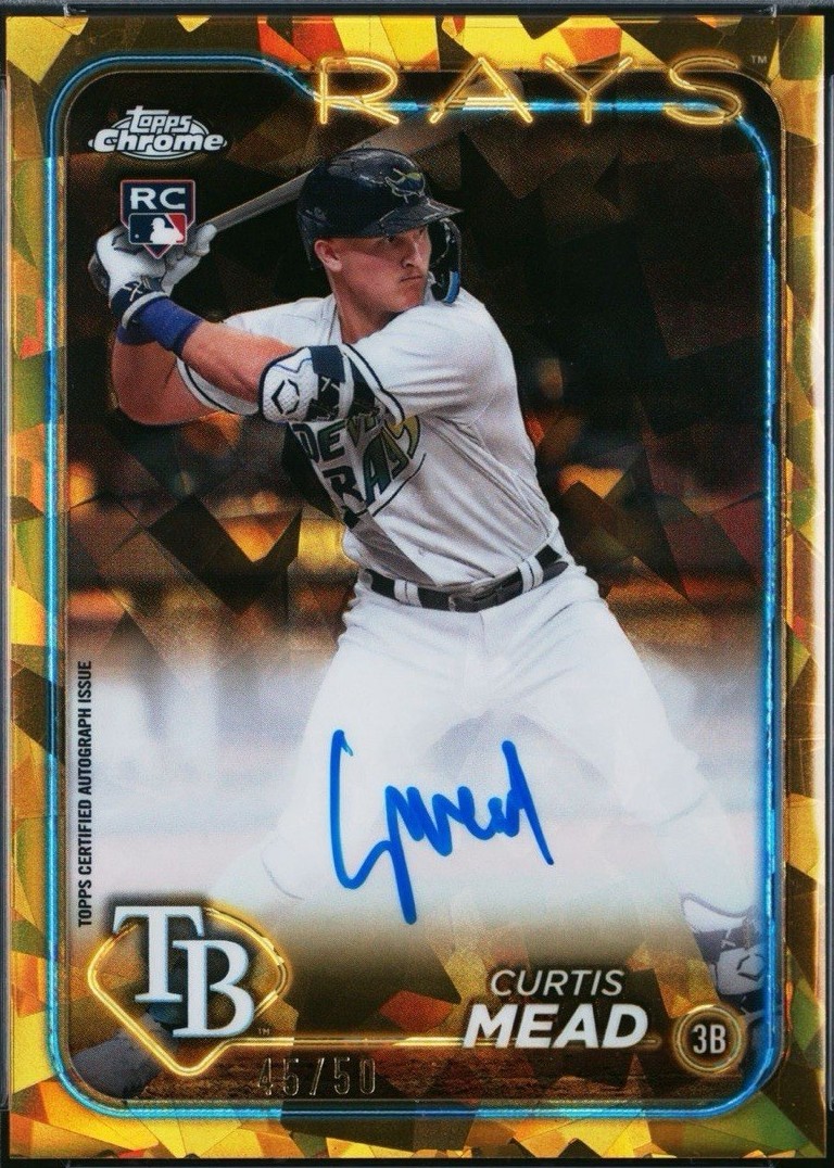 2024 Topps Chrome Sapphire Edition - Autographs Curtis Mead #CSA-CME ...