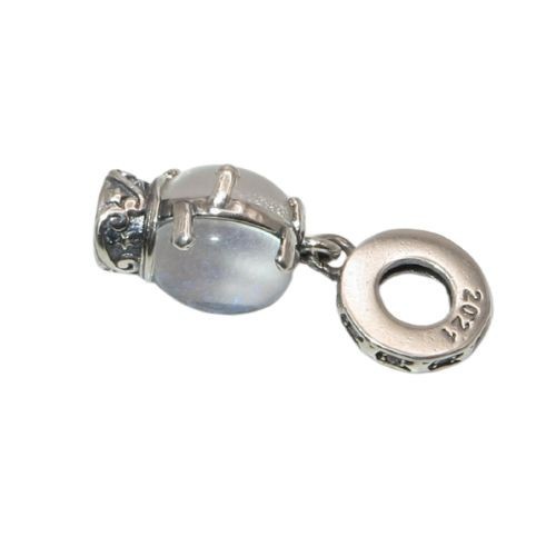 Pandora RARE! 2021 Snow Globe Angel Clear Murano Glass & SS .925 Charm ...