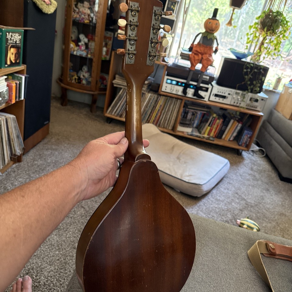 Strad-o-line Mandolin with Beat Up Case Vintage Collectible “Luthiered ...