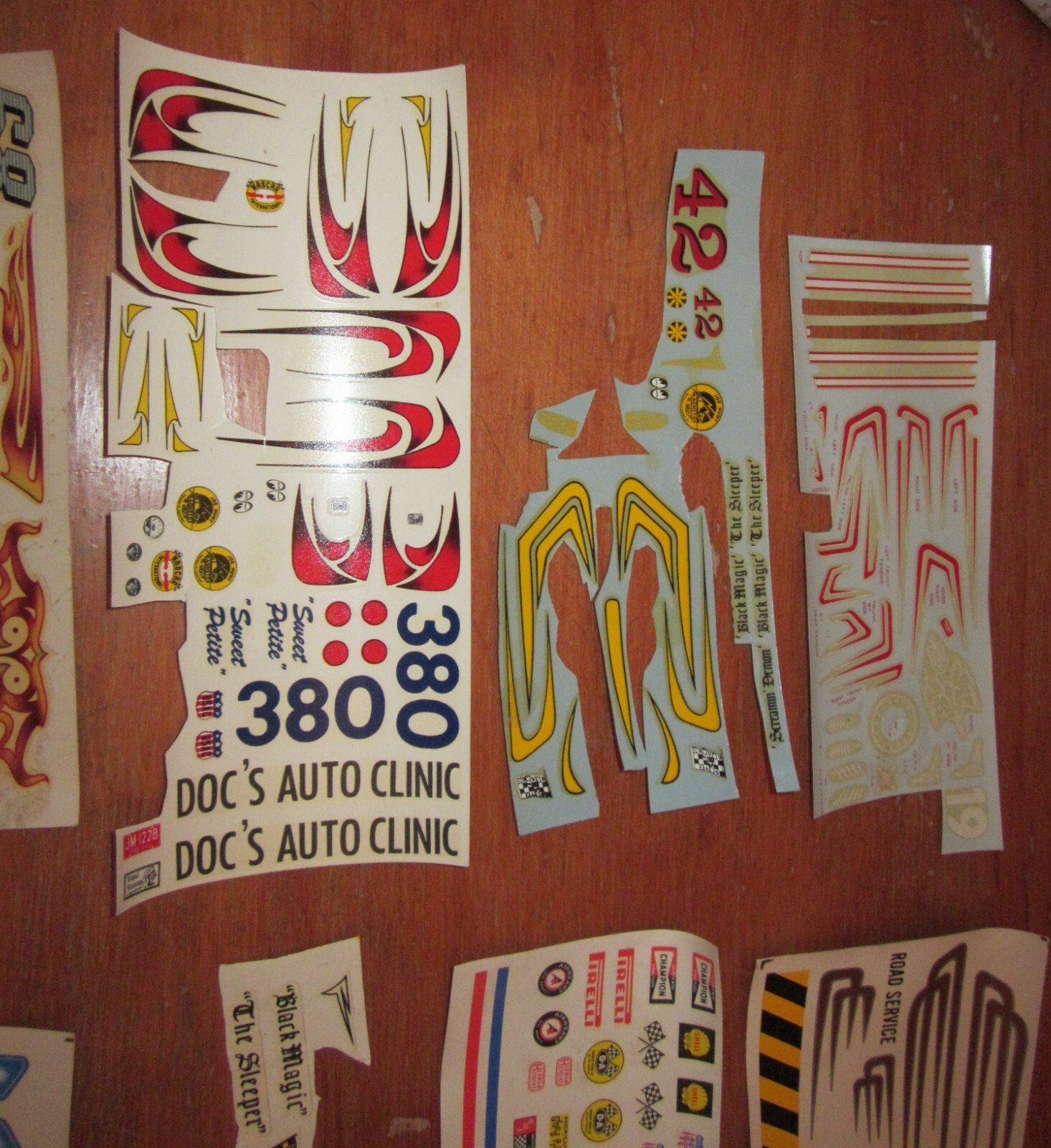 1960's AMT SMP Johan Ford Chevy 3-in-1 Kit Custom Drag Cut Decal Sheet ...