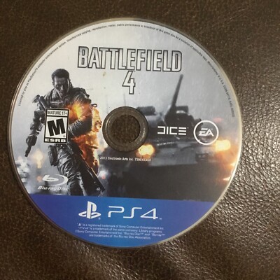 Sony Playstation 4 (PS4) Battlefield 4 Epic Military Shooter Game Disc ...