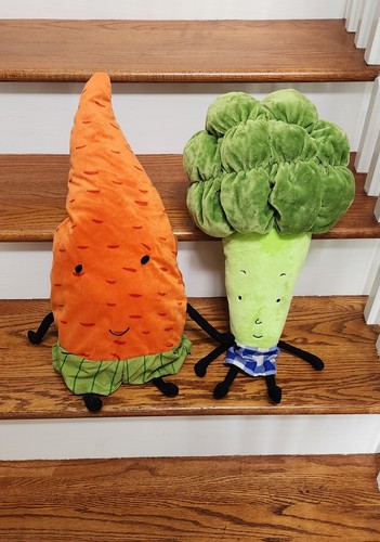 Ikea Torva Carrot & Broccoli Plush Stuffed Large Anthropomorphic Soft ...