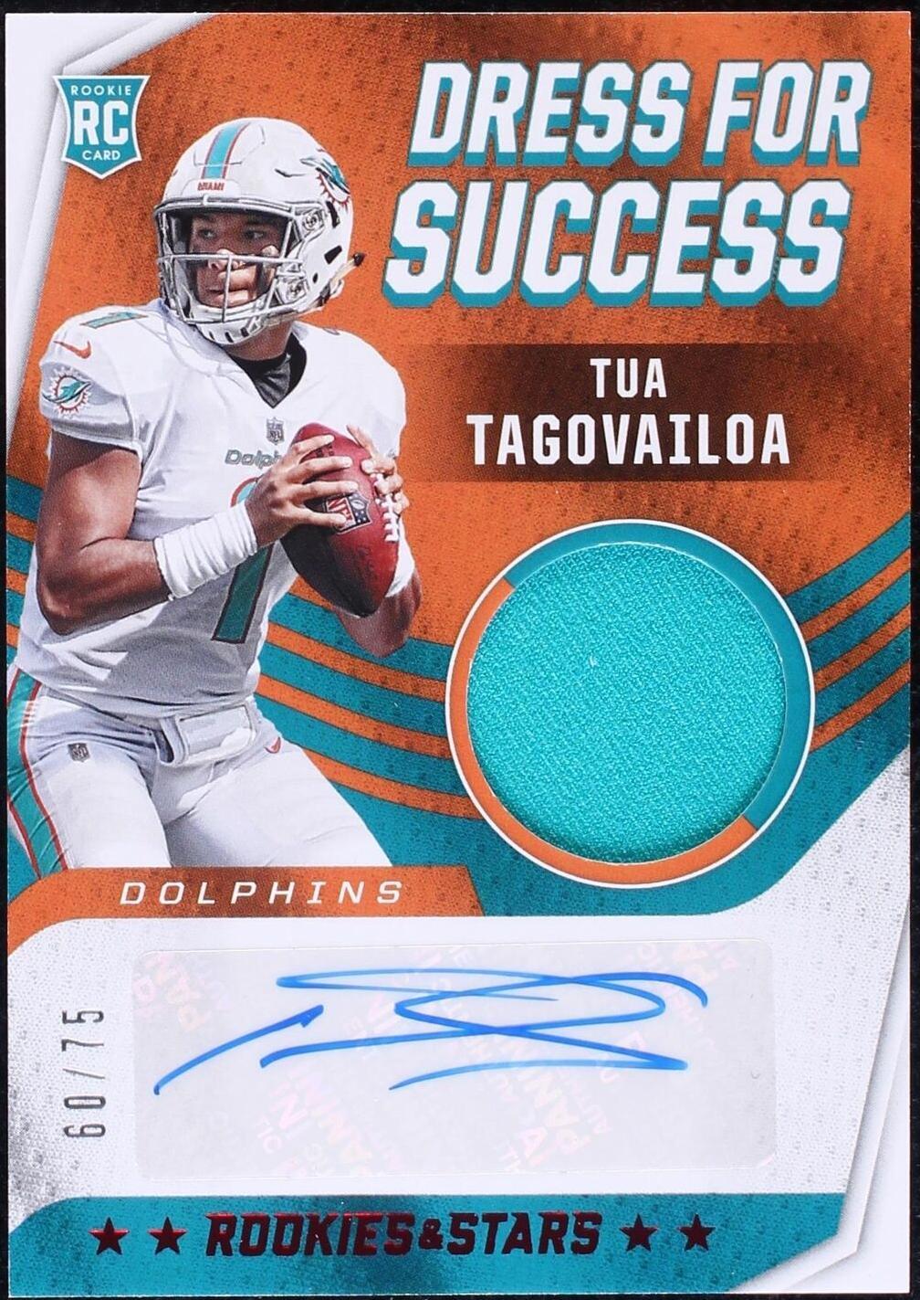 2020 Panini Rookies & Stars - Dress for Success Autograph Relics Tua ...