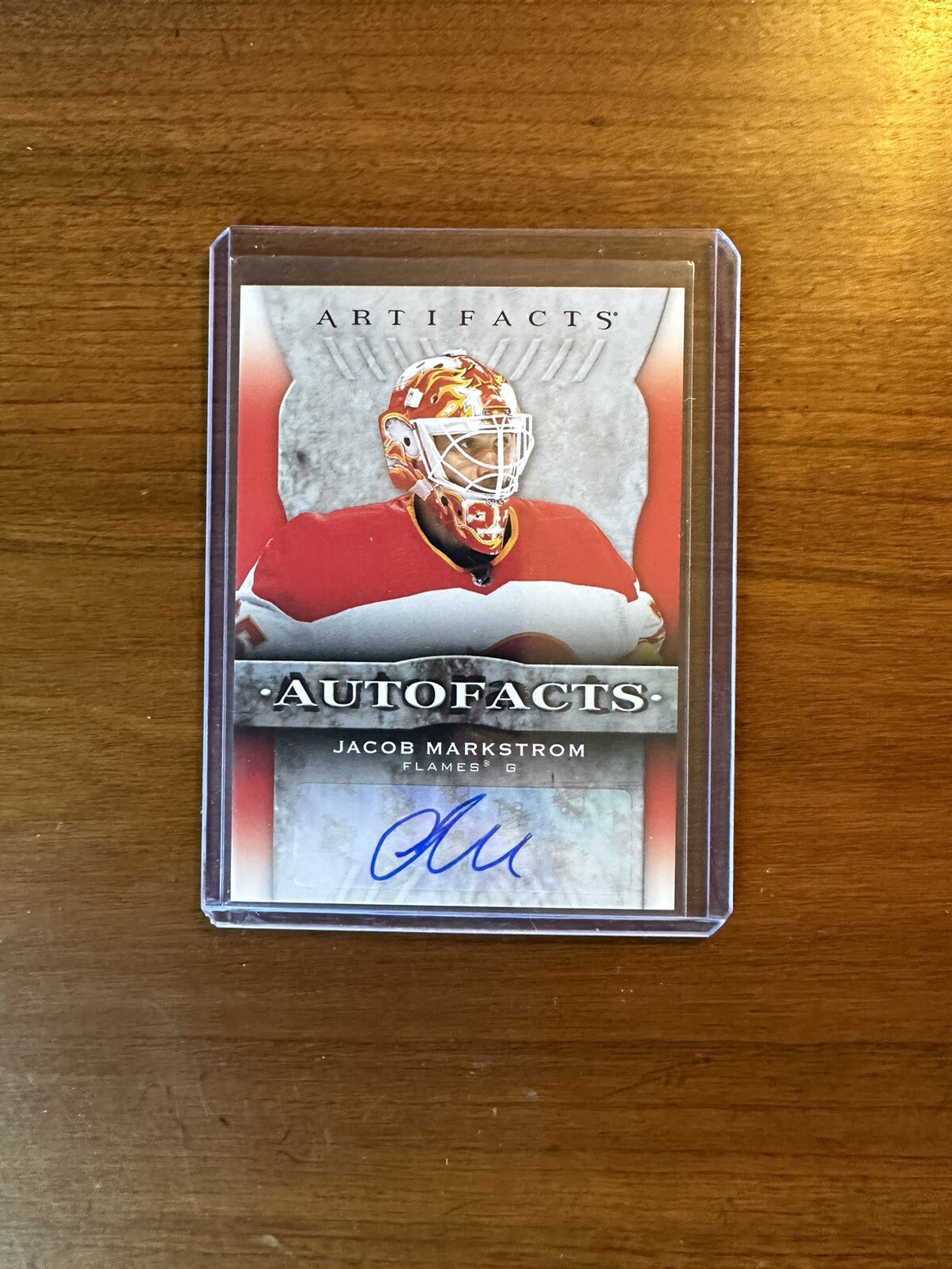 2021-22 Artifacts Autofacts AUTOGRAPH #AFJM Jacob Markstrom Flames ...