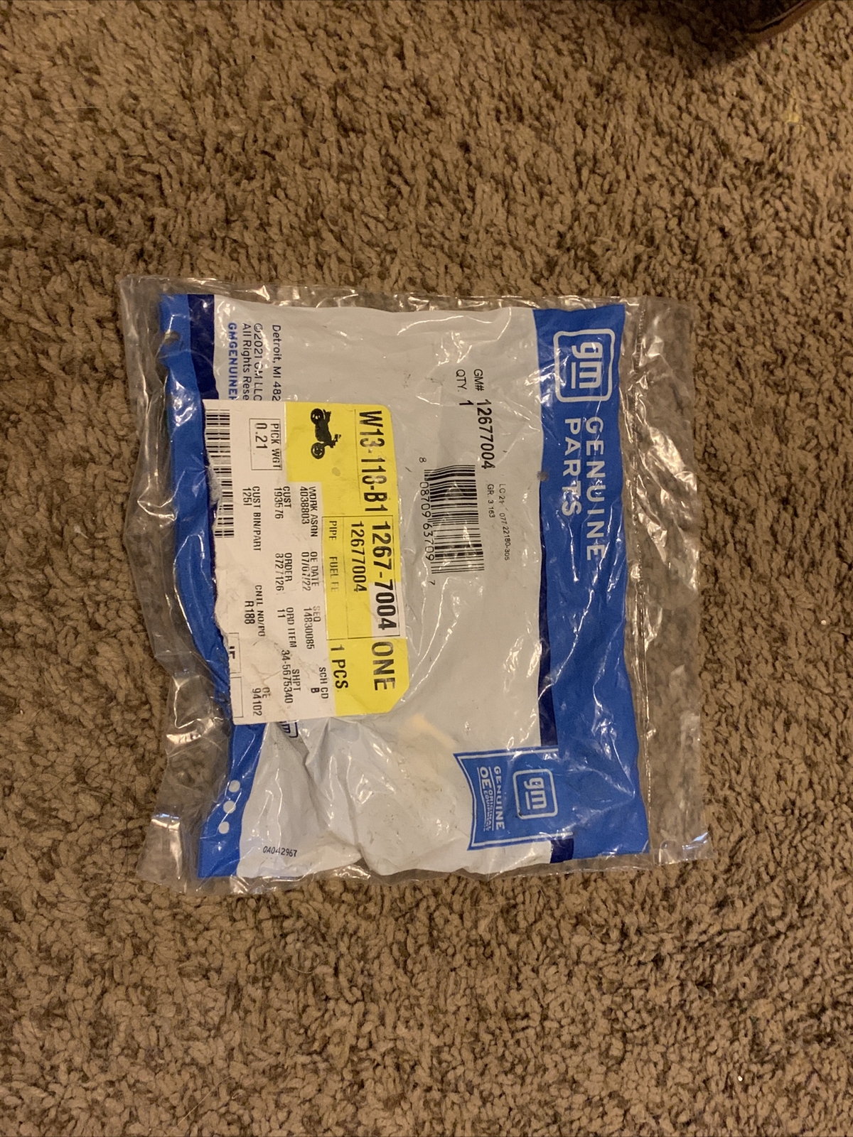 Fuel Feed Line ACDelco Pro 12677004 for sale online | eBay
