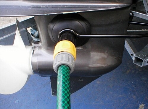 Boat, Outboard Universal Round Ear Muff Motor Flusher, Lower Unit ...