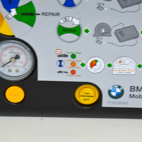 NEW BMW TYRE/TIRE INFLATION COMPRESSOR MOBILITY KIT 71102333674 2333674 ...