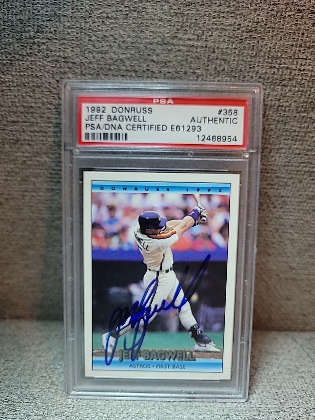 1992 Donruss Jeff Bagwell Authentic Autograph Psa | eBay