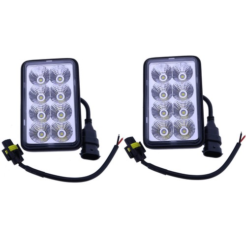 2X LED Work Light For New Holland Skid Steer LX465 LX485 LX565 LX665 ...